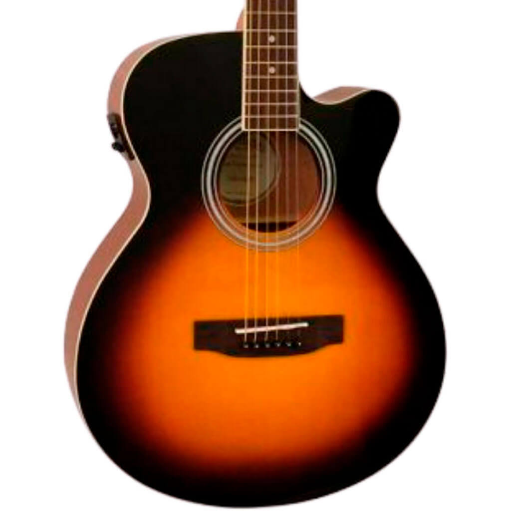 ST-100EQCW HG SL SB v2 acoustic guitar - Santana Guitars
